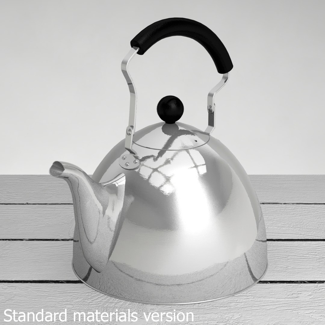 classic kettle 3d max