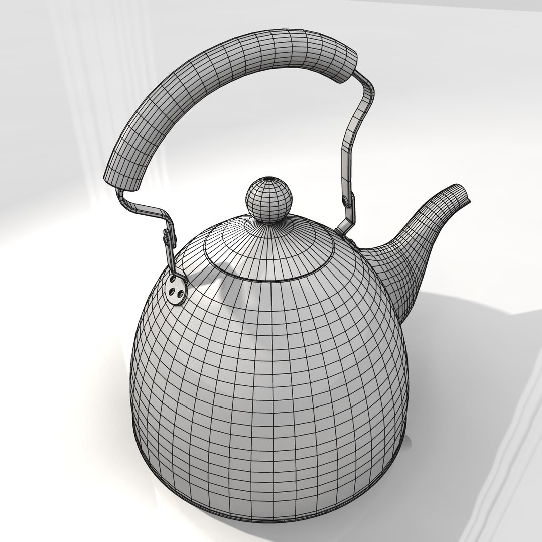 classic kettle 3d max