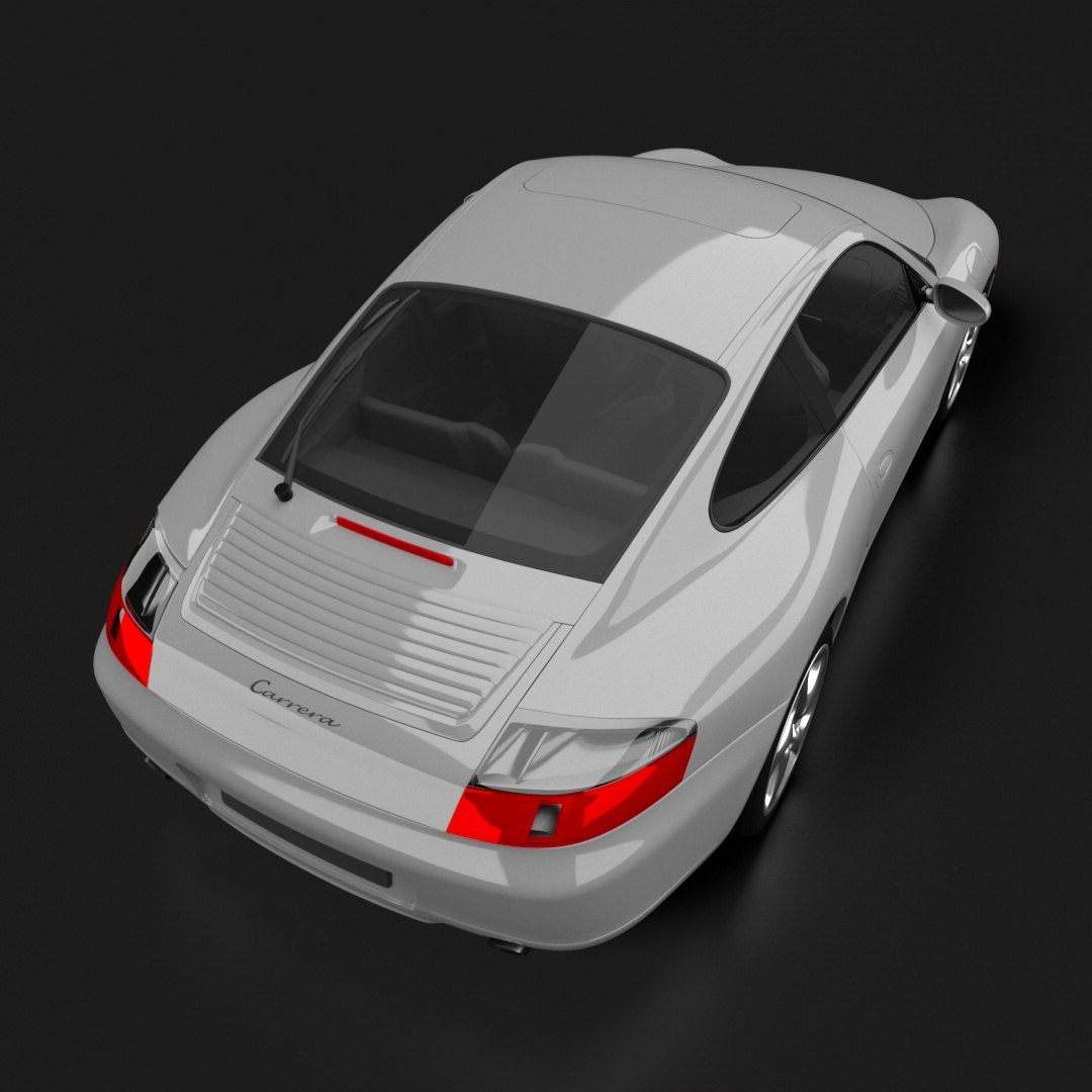 3D Porsche 911 996 Carrera Model - TurboSquid 2371434