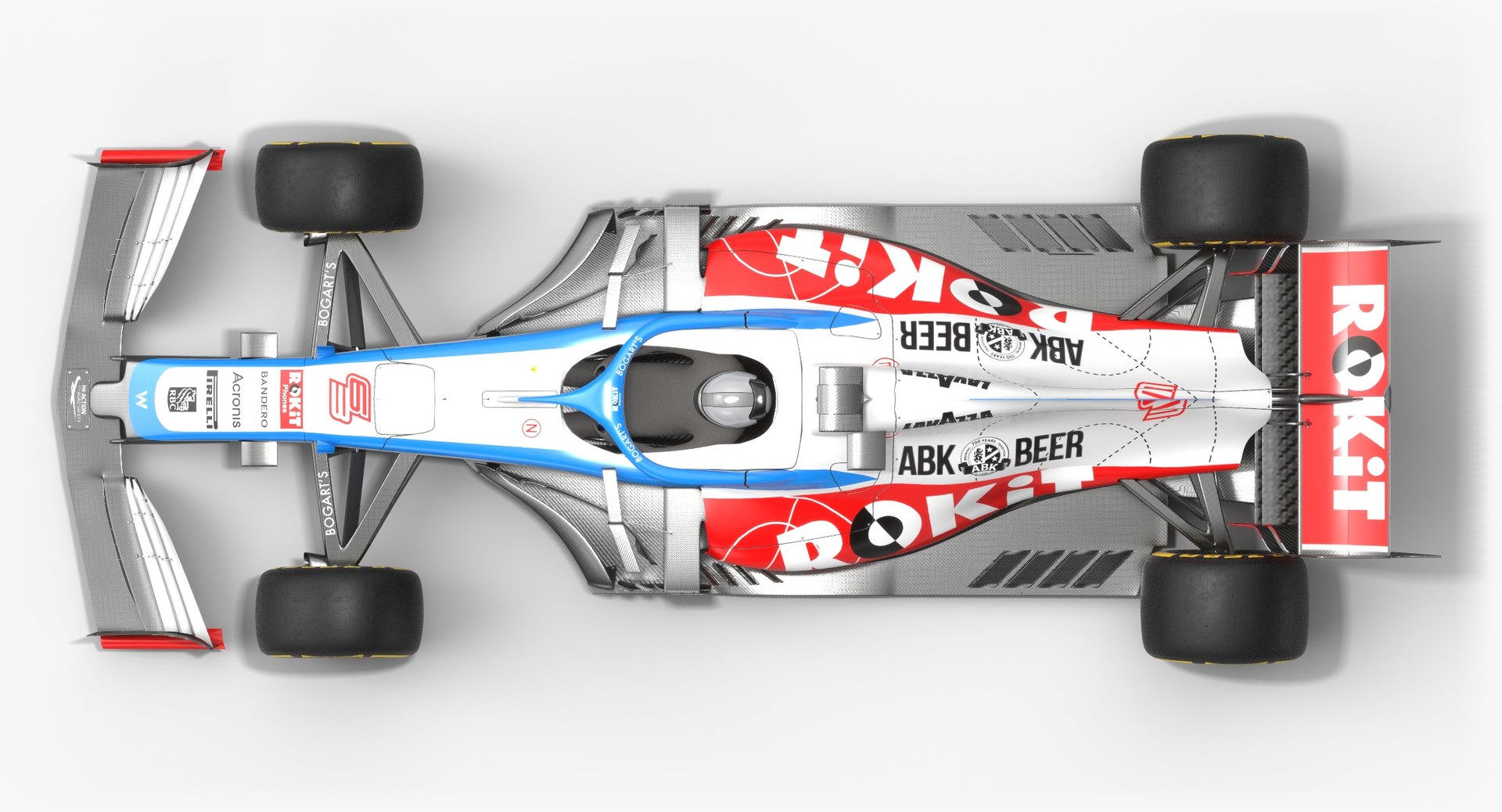 Williams f1 racing fw43 3D model - TurboSquid 1529886