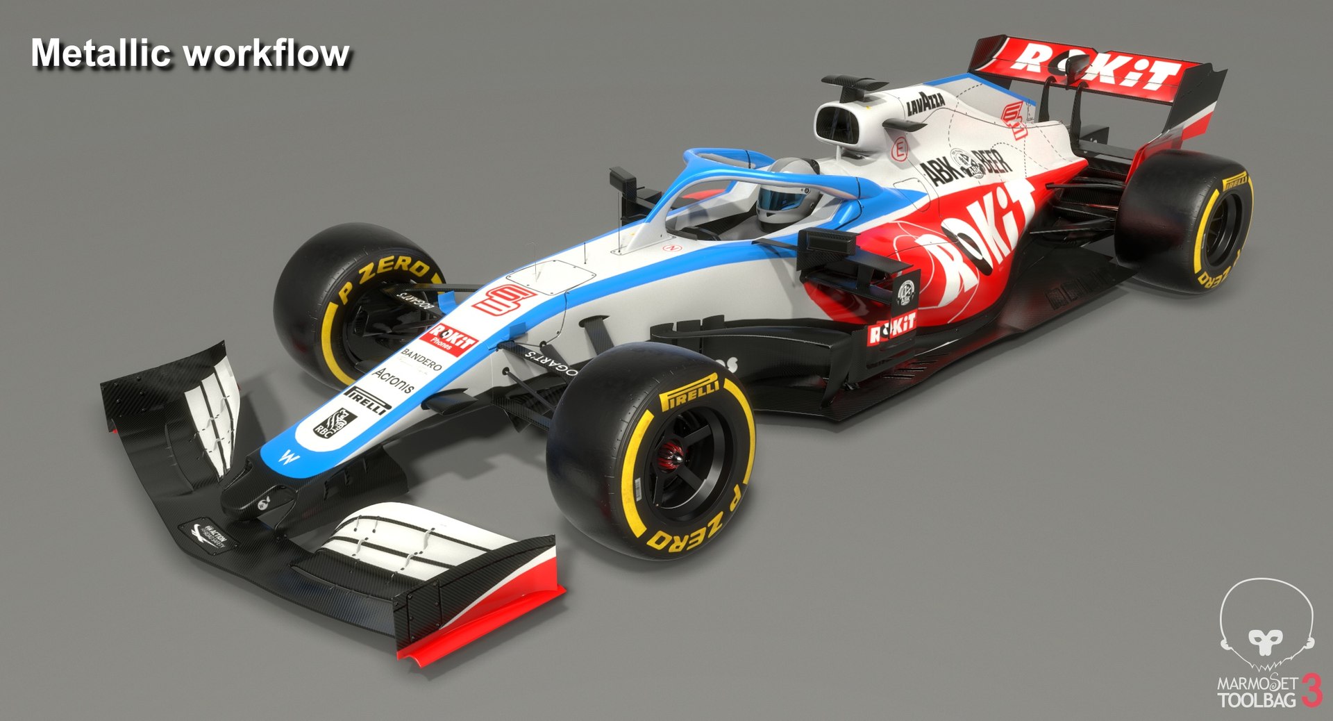 Williams f1 racing fw43 3D model - TurboSquid 1529886