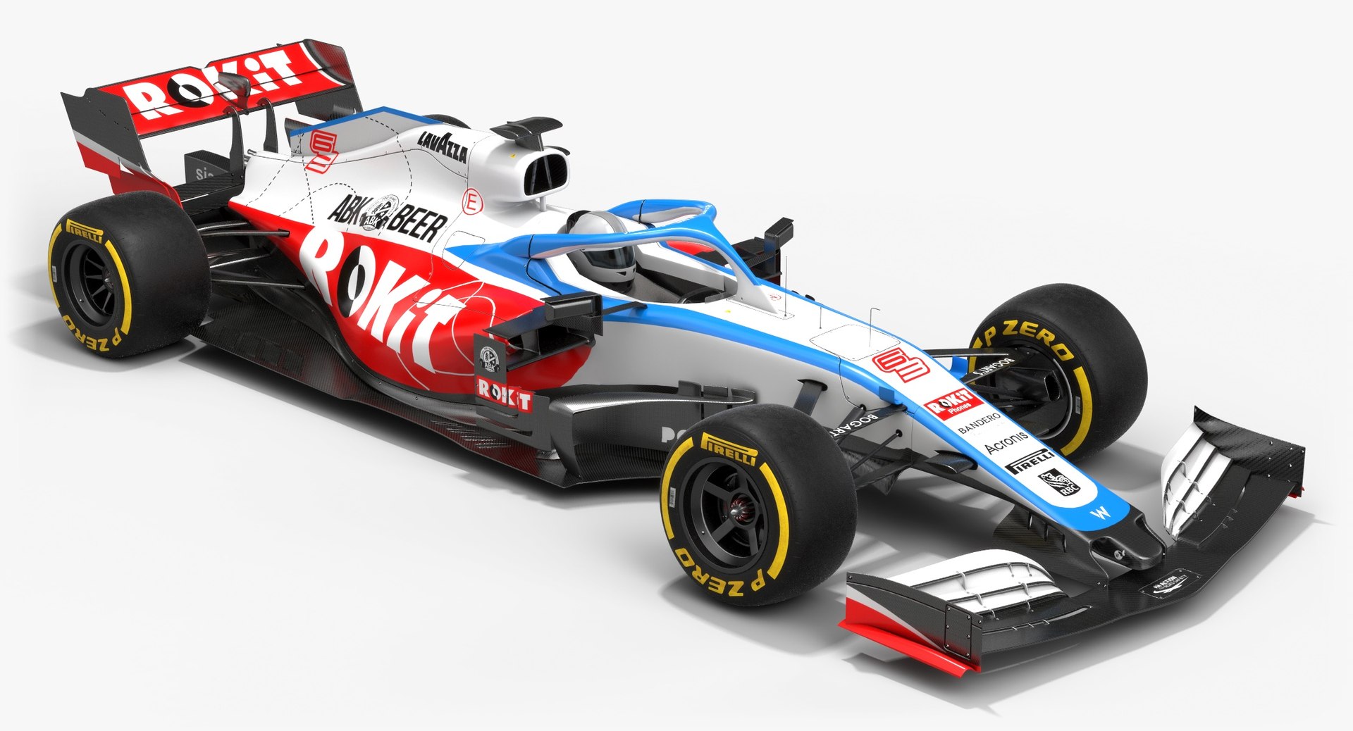 Williams f1 racing fw43 3D model - TurboSquid 1529886