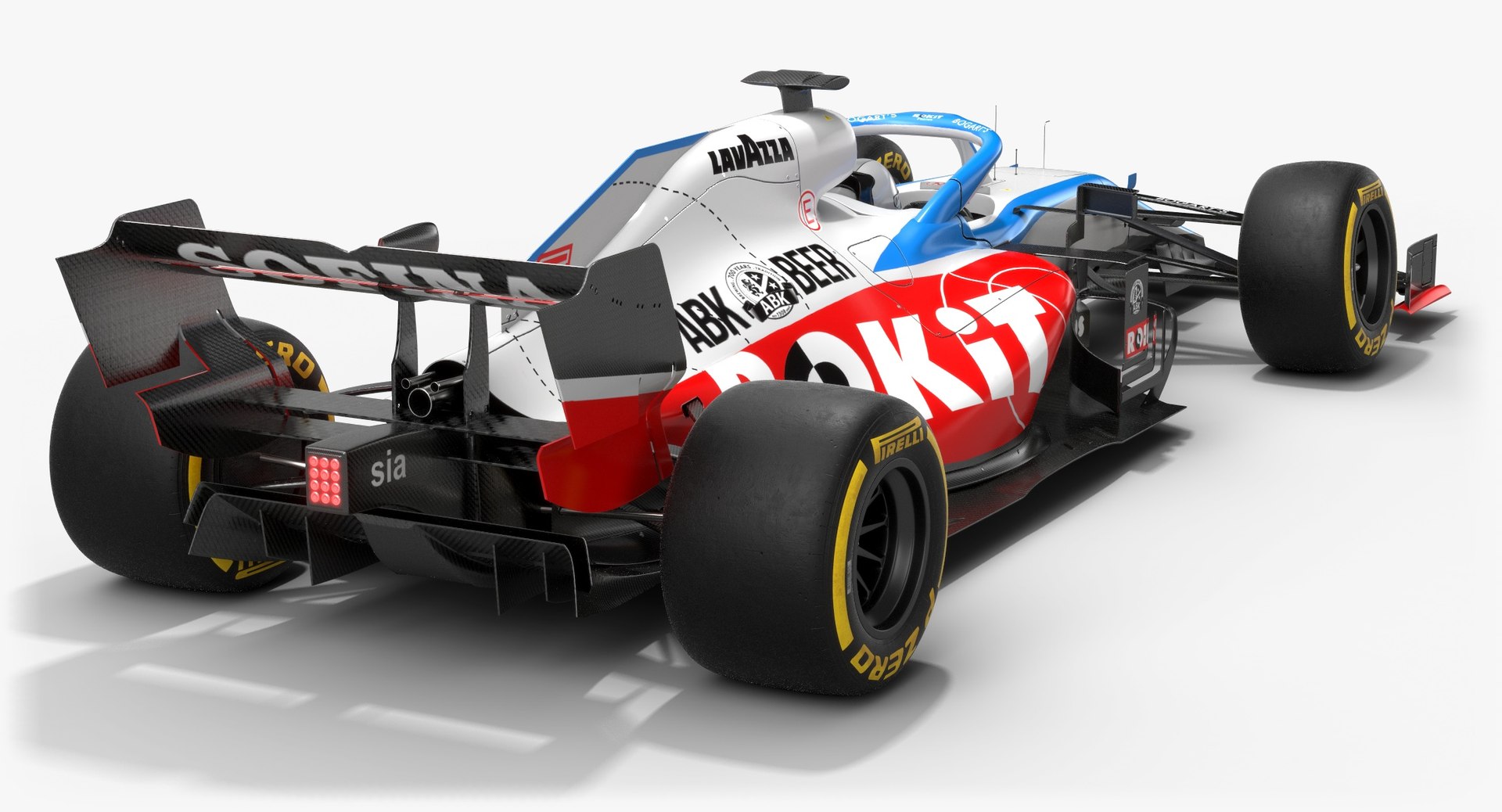 Williams f1 racing fw43 3D model - TurboSquid 1529886