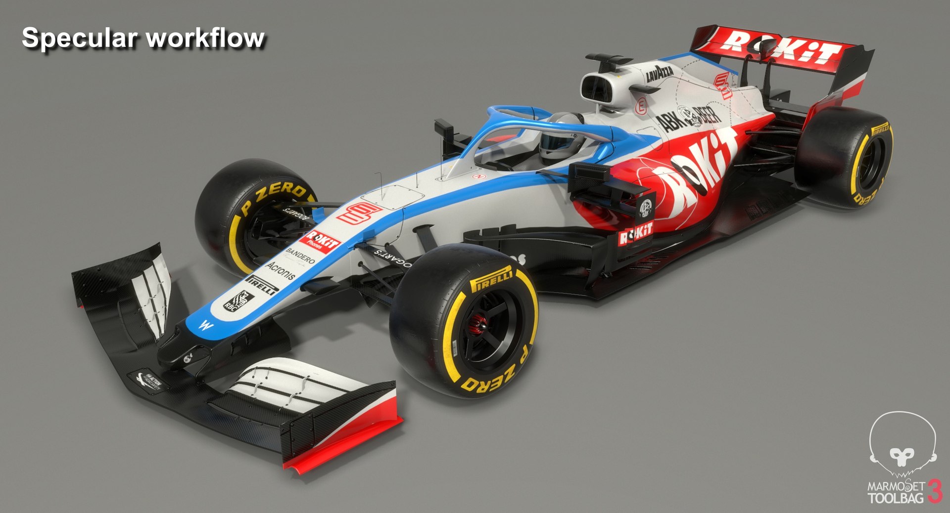 Williams f1 racing fw43 3D model - TurboSquid 1529886