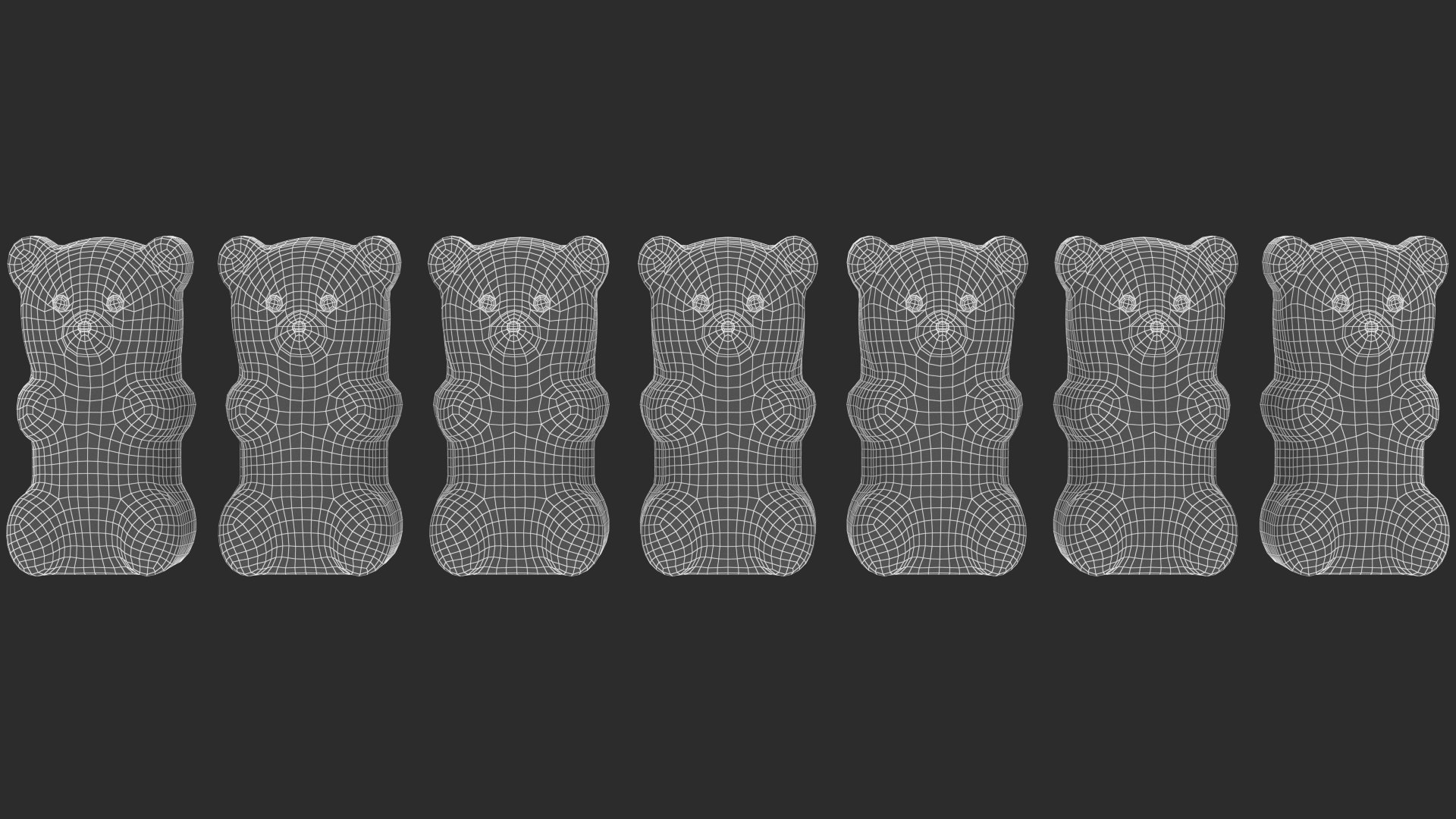 3D Gummy Bears 2 - TurboSquid 2018265