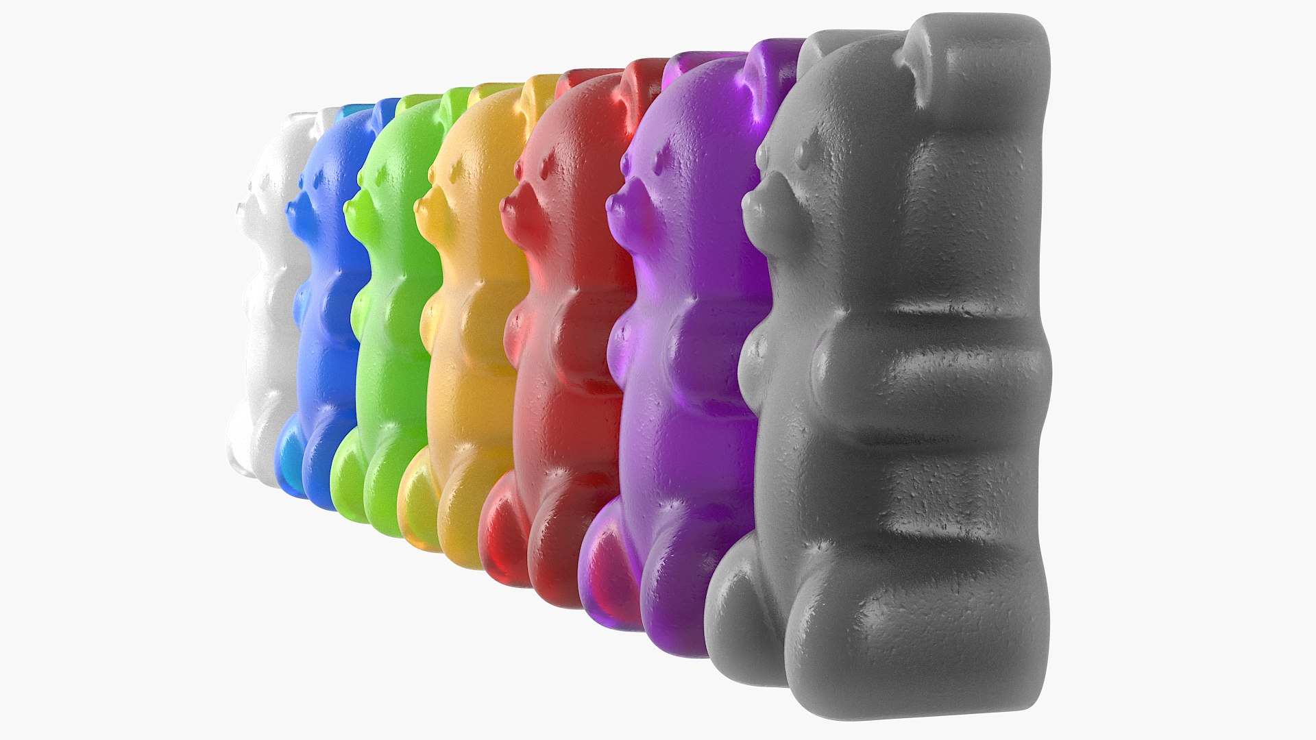 3D Gummy Bears 2 - TurboSquid 2018265