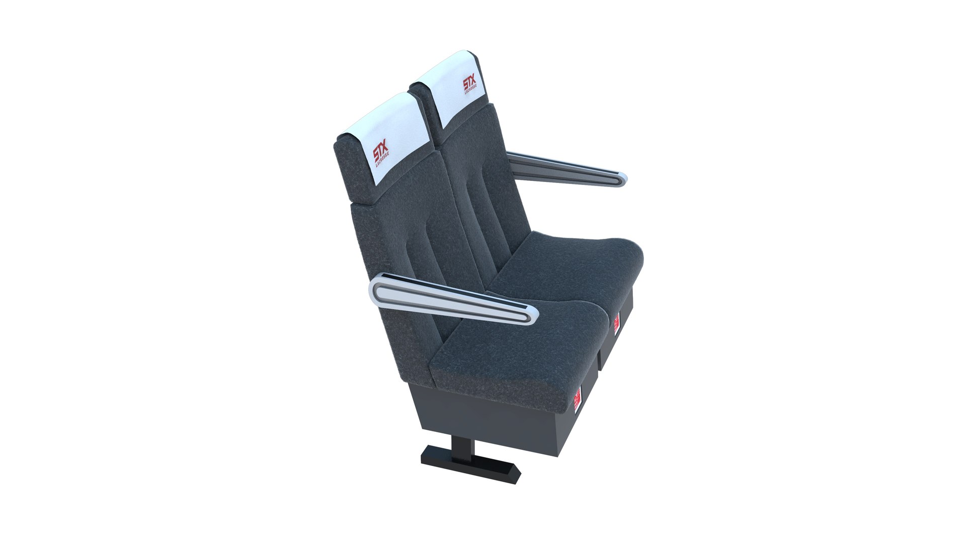 Train Passenger Chair 3D Model - TurboSquid 2146168