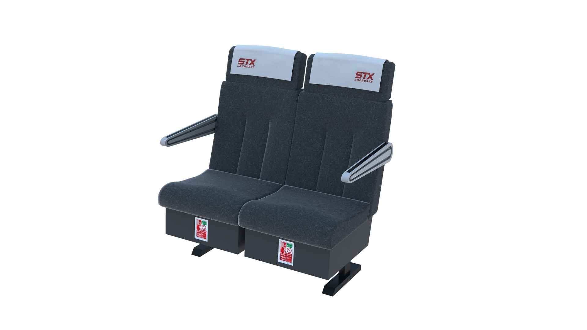 Train Passenger Chair 3D Model - TurboSquid 2146168