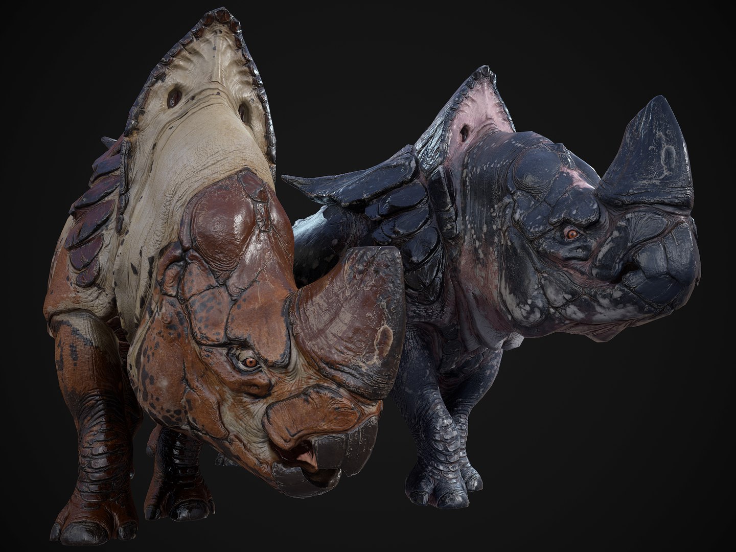 3D Model Alien Rhinoceros - TurboSquid 2381490