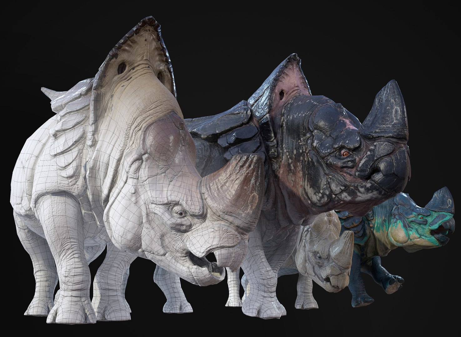 3D Alien Fauna Pack - TurboSquid 2381496