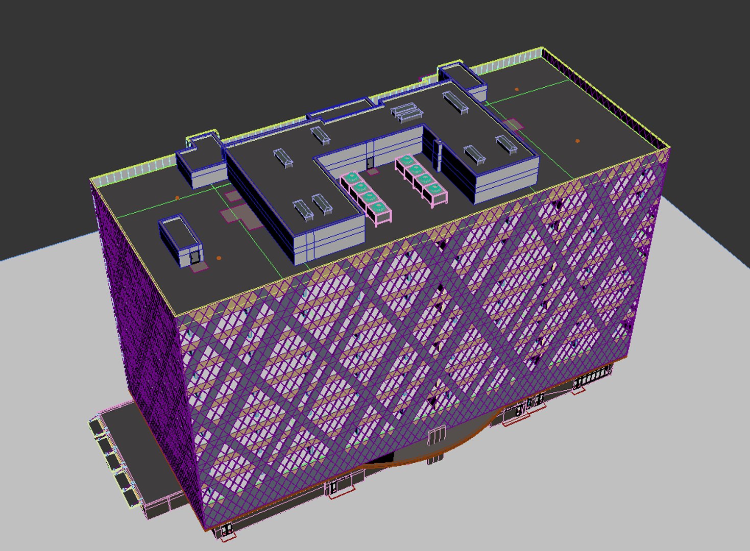 Business Centre Building 3D Model - TurboSquid 1374204