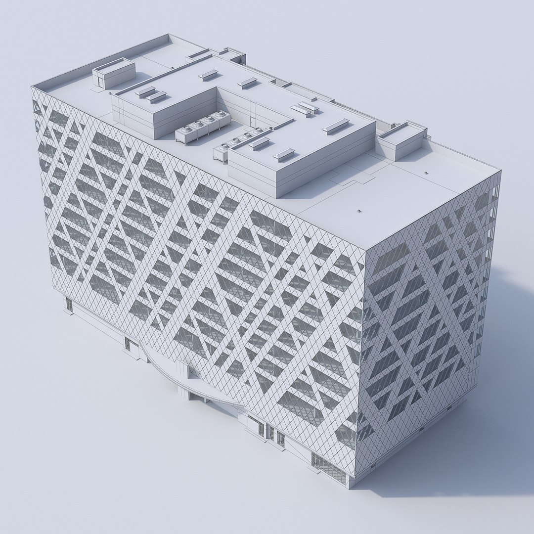 Business Centre Building 3D Model - TurboSquid 1374204
