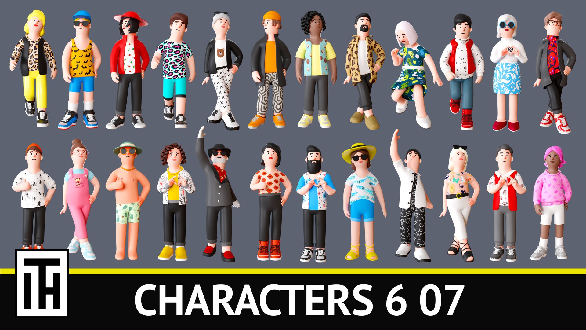 Characters 6 07 model - TurboSquid 1916344