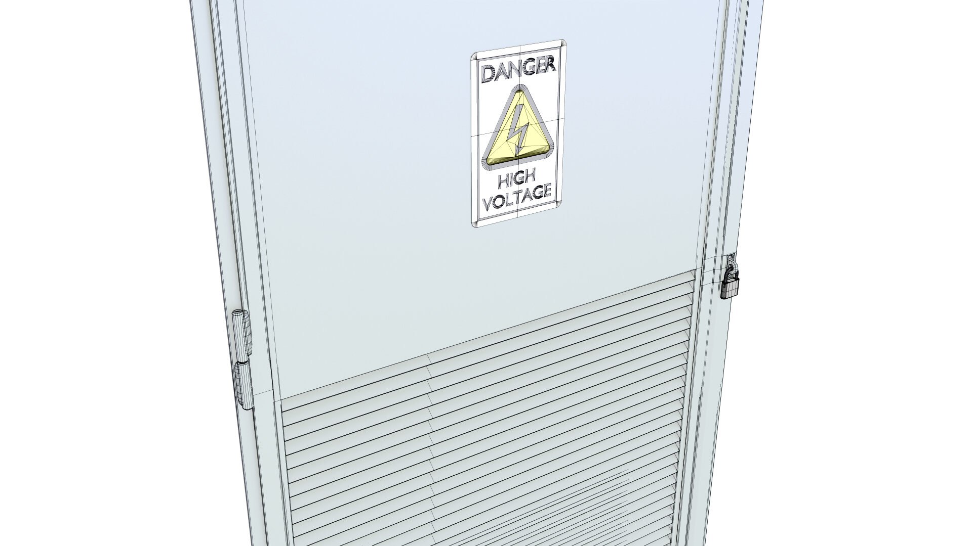 Industrial Transformer Substation Door 9 3D Model - TurboSquid 2096202