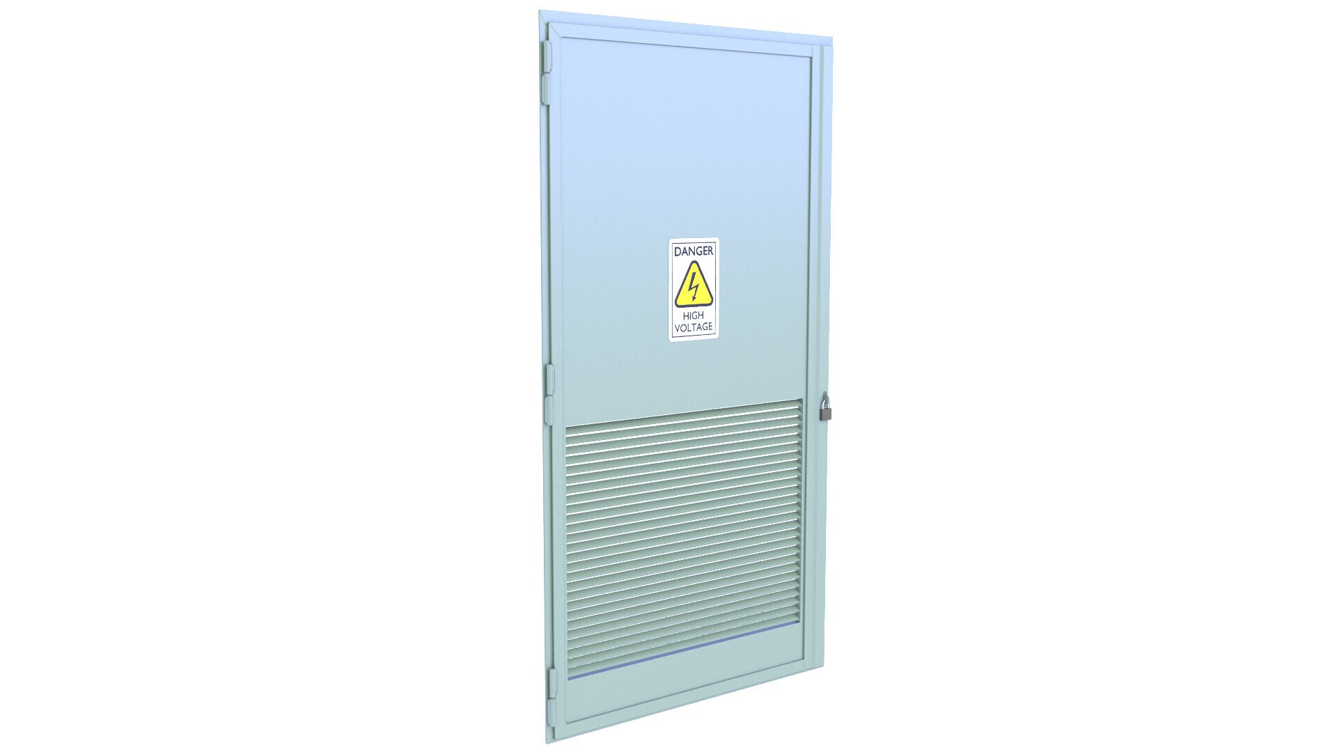 Industrial Transformer Substation Door 9 3D Model - TurboSquid 2096202