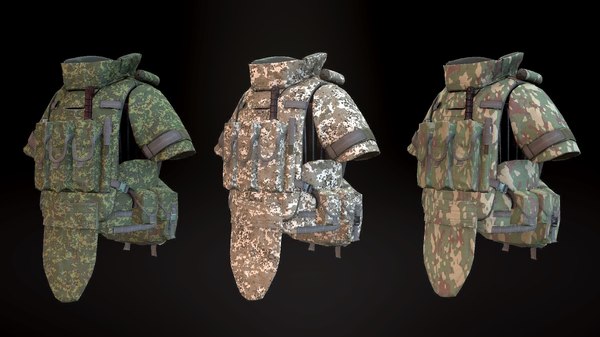 Armor 6b43 equipment 3D model - TurboSquid 1211101