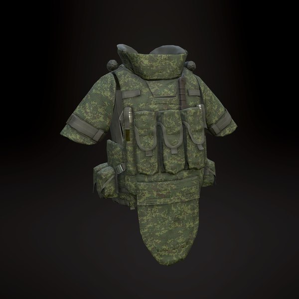 6b13 assault body armor 3D - TurboSquid 1836528