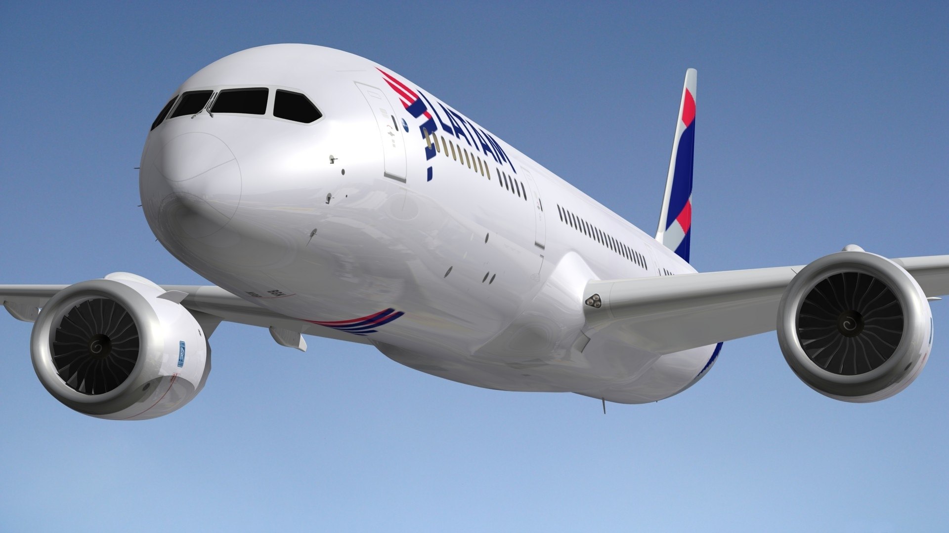 3D Model Boeing 789 Latam - TurboSquid 2153504