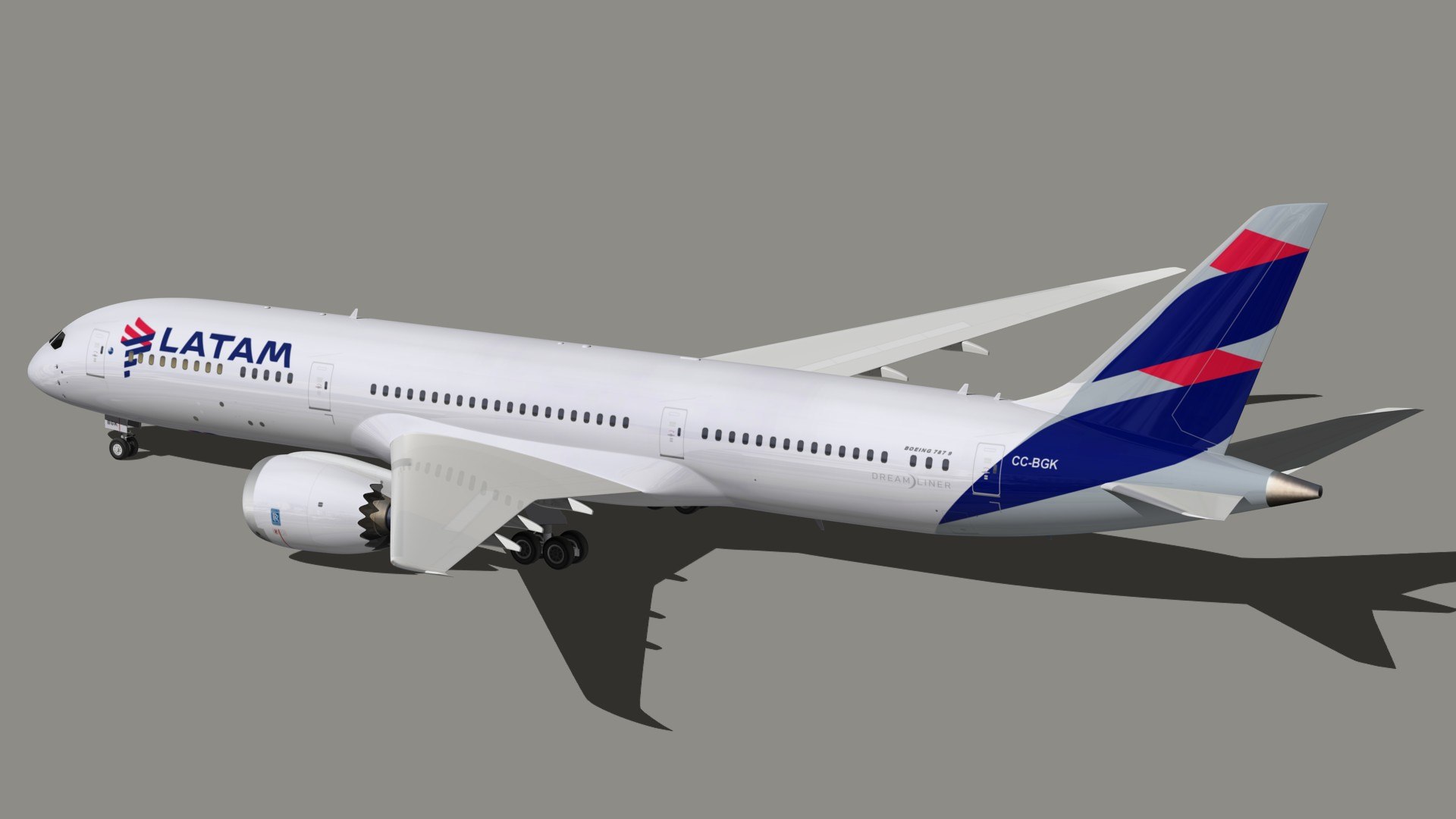 3D Model Boeing 789 Latam - TurboSquid 2153504