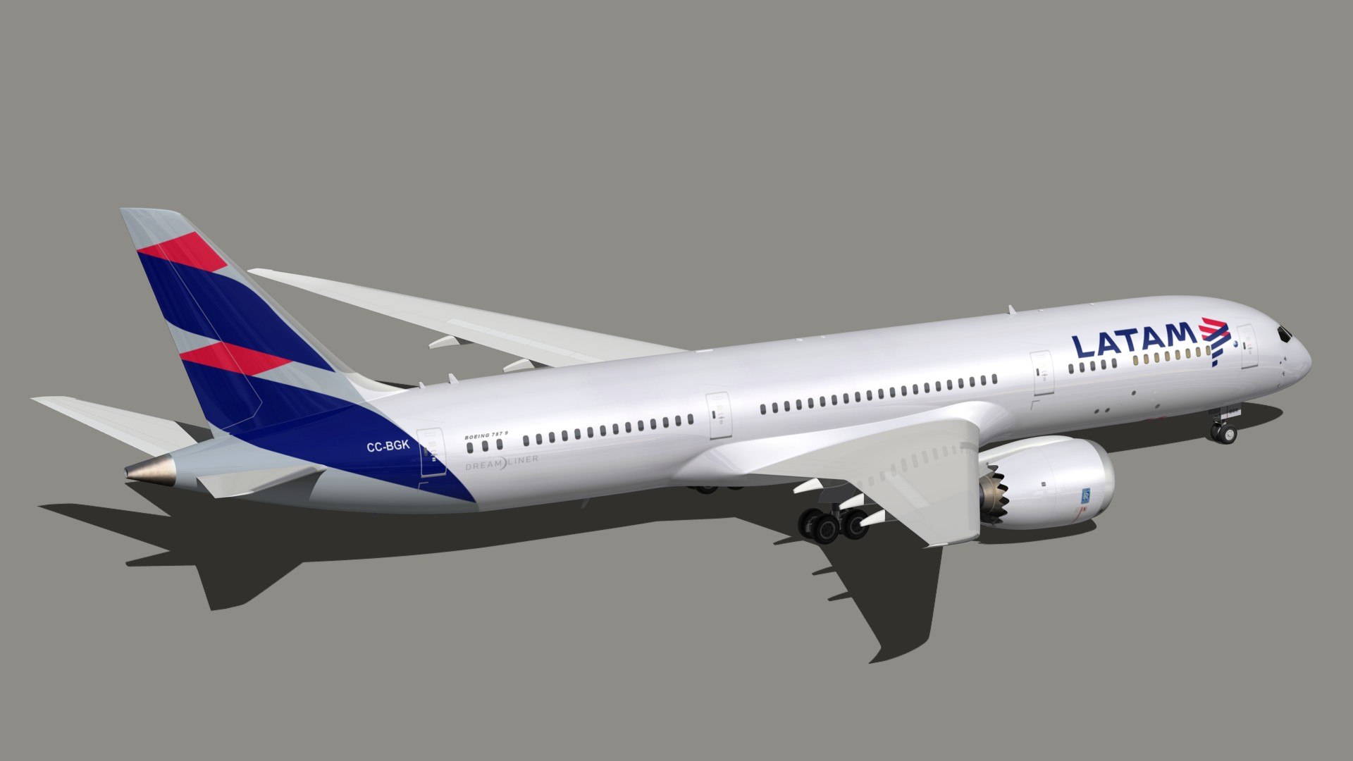 3D Model Boeing 789 Latam - TurboSquid 2153504