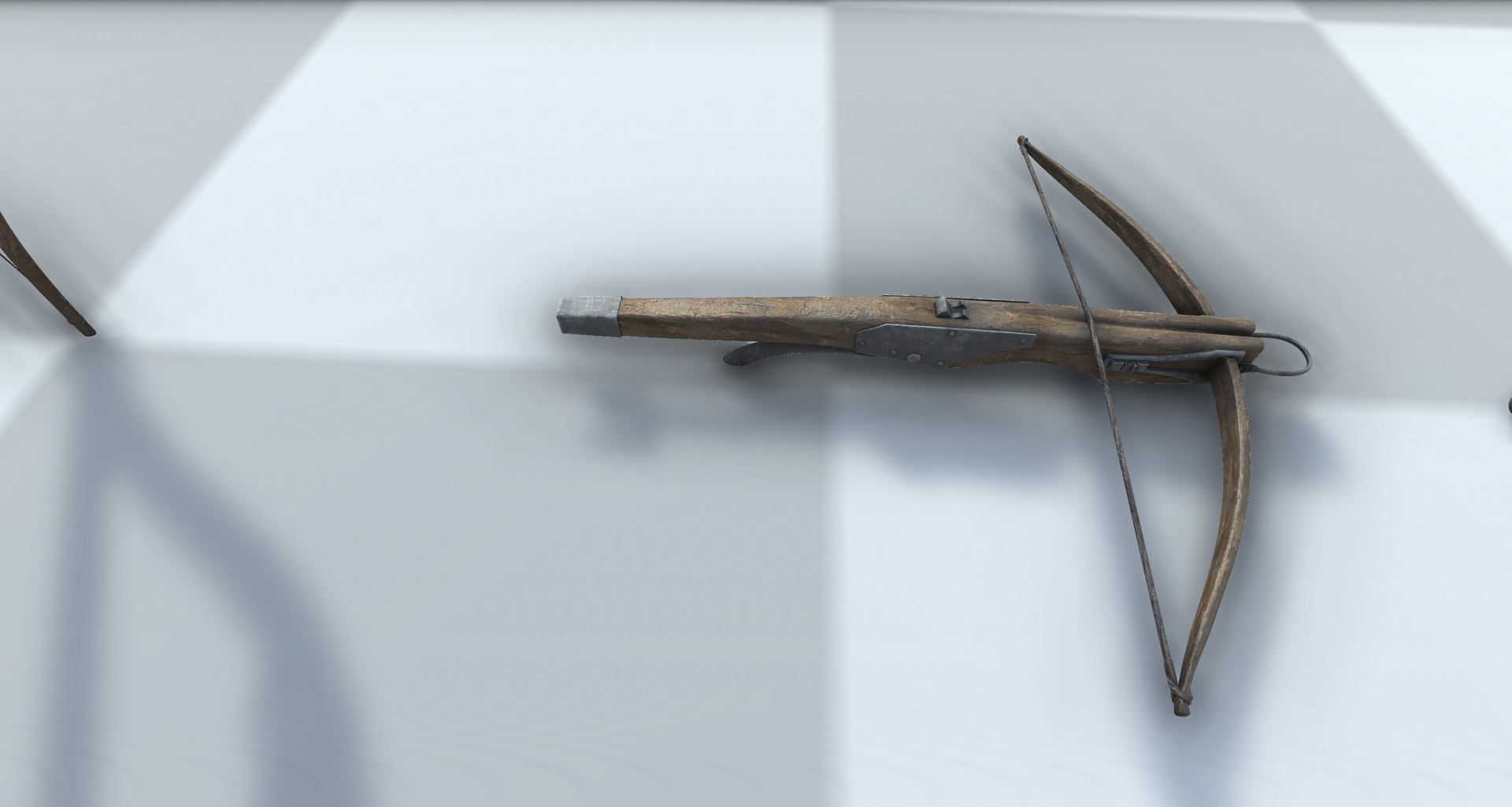 Medieval Bow And Crossbow Set Model - TurboSquid 2157322