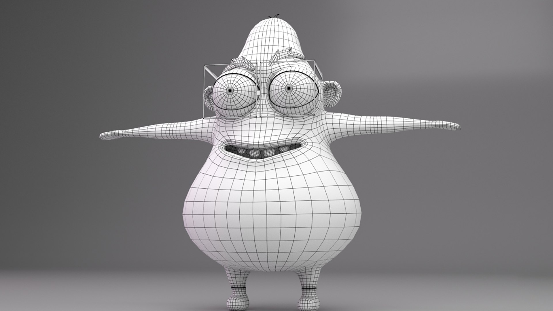 3d Cartoon Mascot Model - TurboSquid 1942258