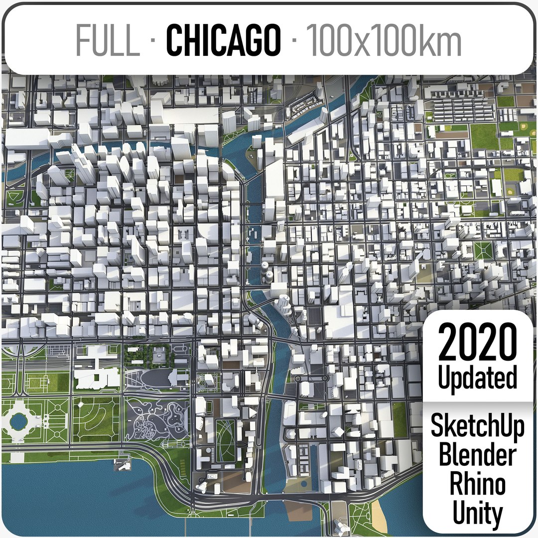 Chicago City 3D - TurboSquid 1329966