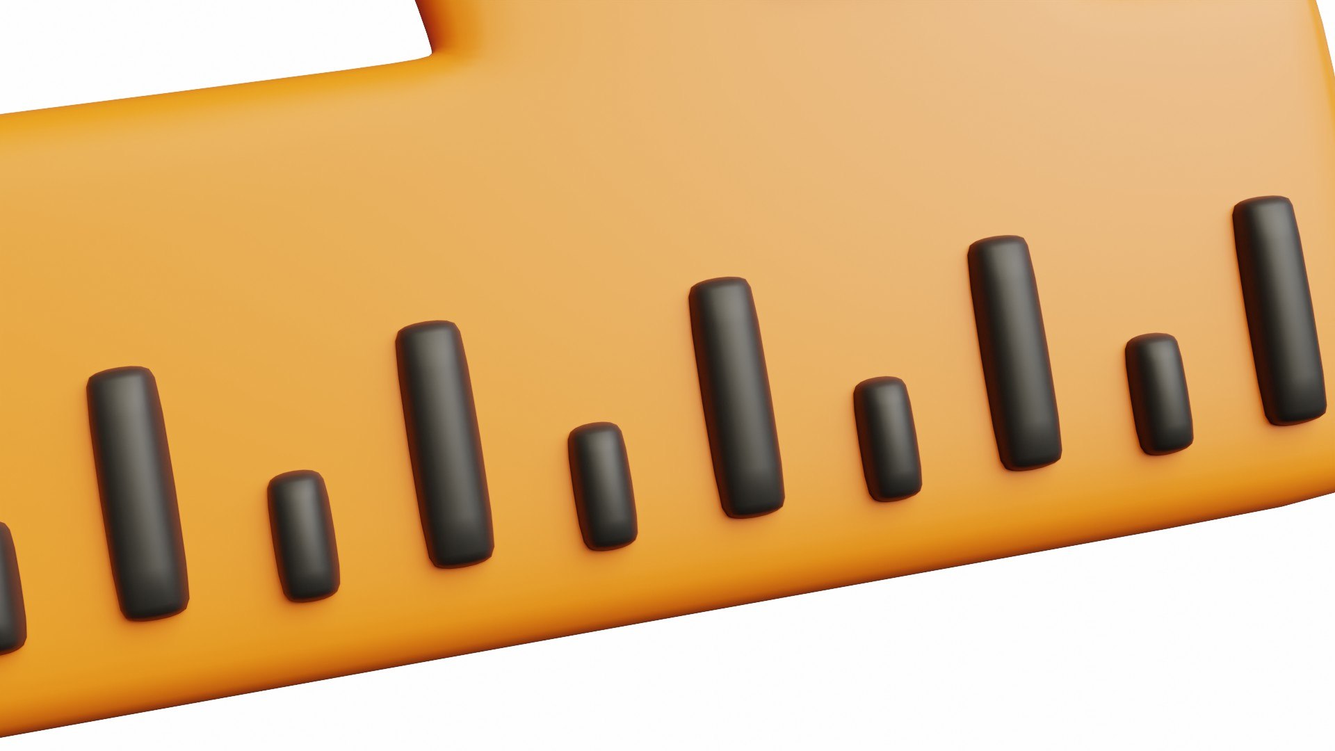 Stylized Protractor Ruler Illustration 3D Model - TurboSquid 2523515