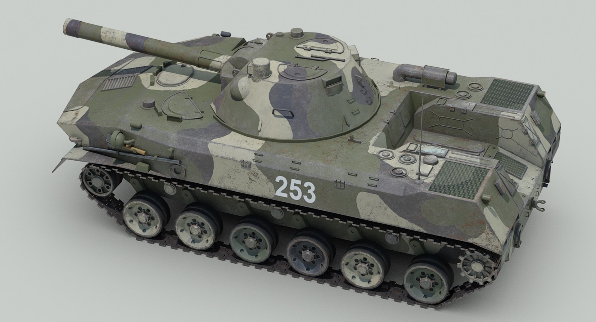 3d 3ds Soviet 2s9 Nona