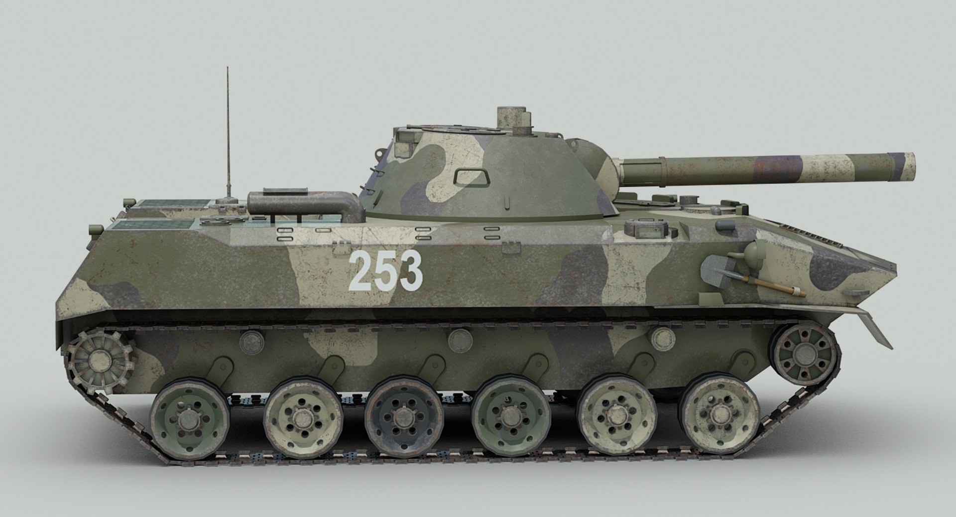 3d 3ds Soviet 2s9 Nona