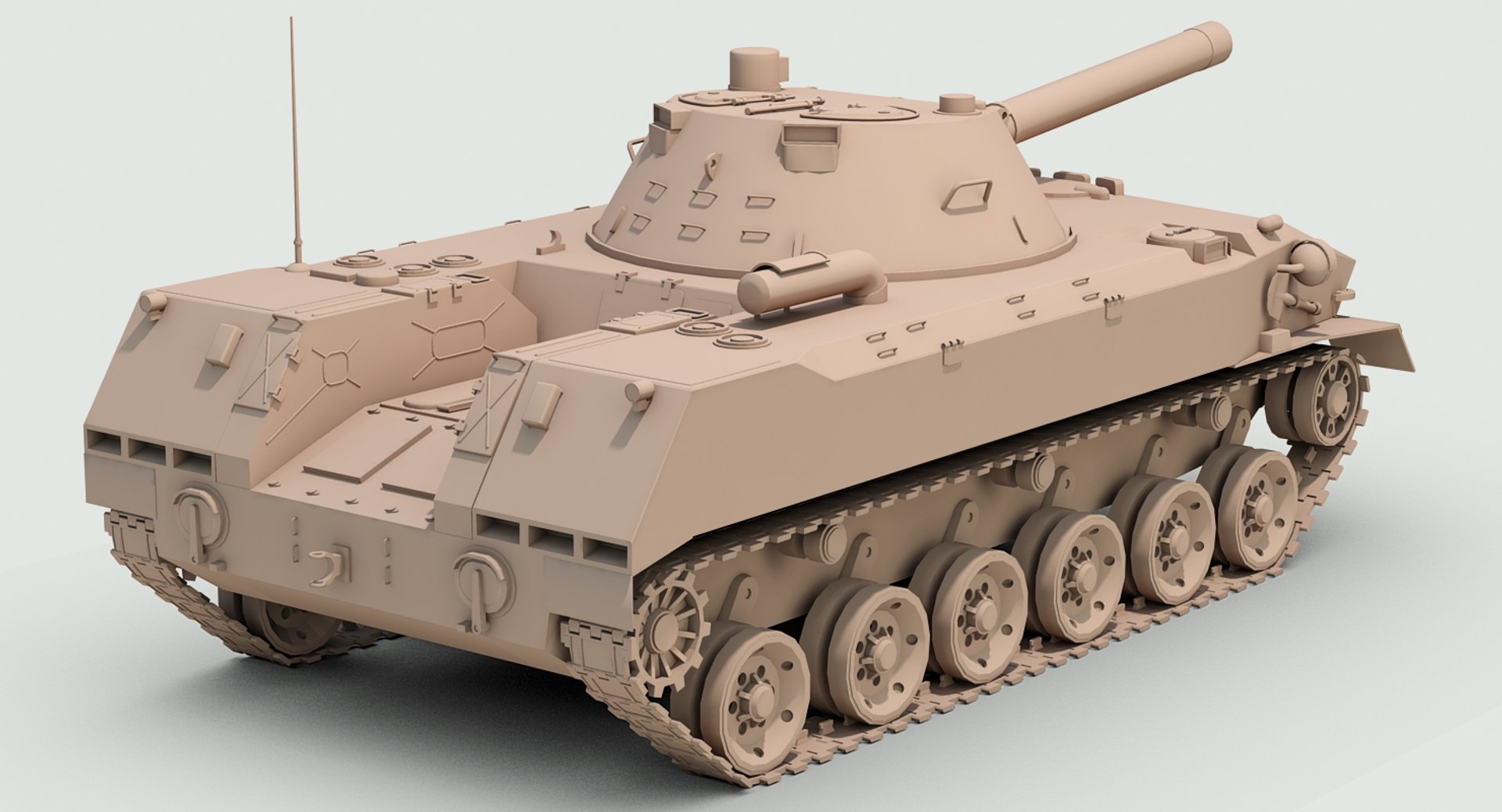 3d 3ds Soviet 2s9 Nona