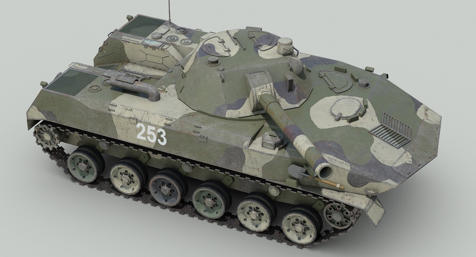 3d 3ds Soviet 2s9 Nona