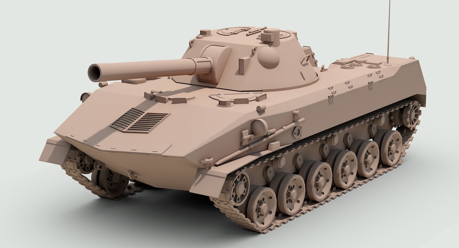 3d 3ds Soviet 2s9 Nona