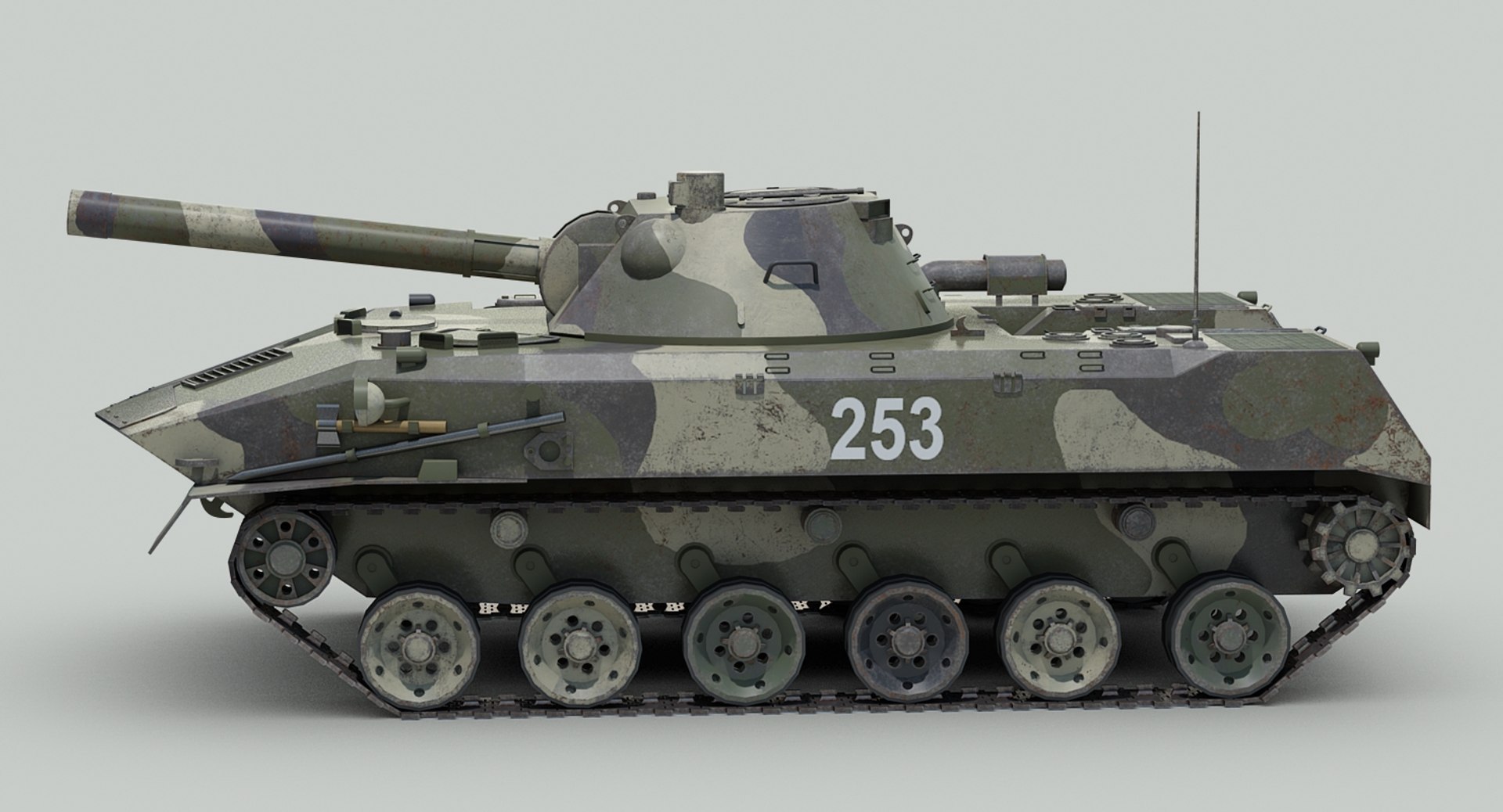 3d 3ds Soviet 2s9 Nona