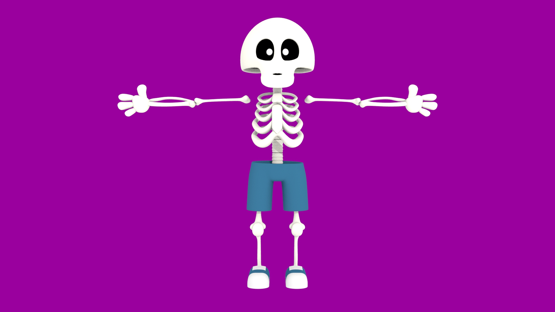 3D Mr Skeleton - Rigged - TurboSquid 1941634