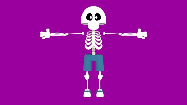 modelo 3d Mr Skeleton - Aparejado - TurboSquid 1941634