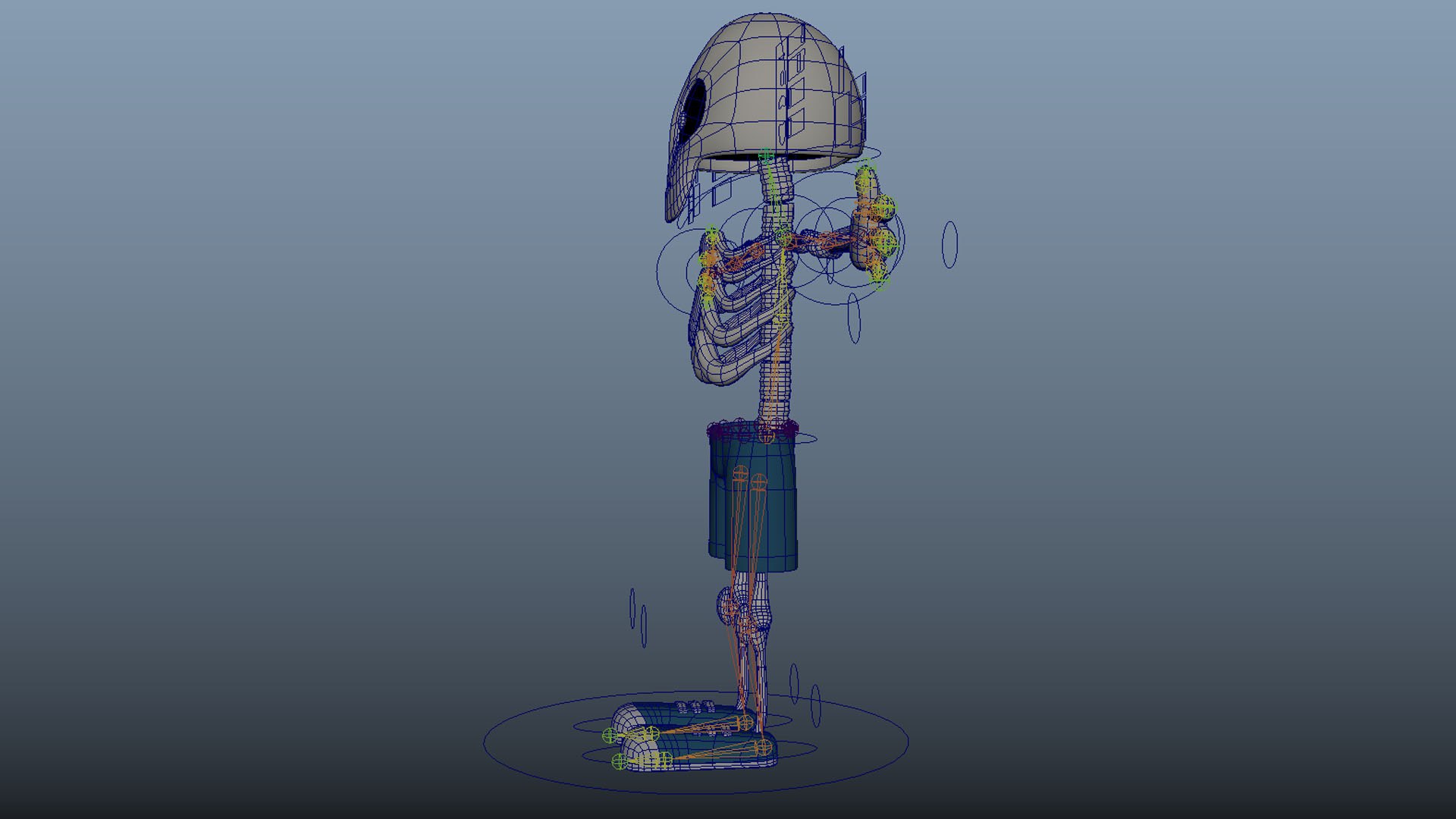 3D Mr Skeleton - Rigged - TurboSquid 1941634