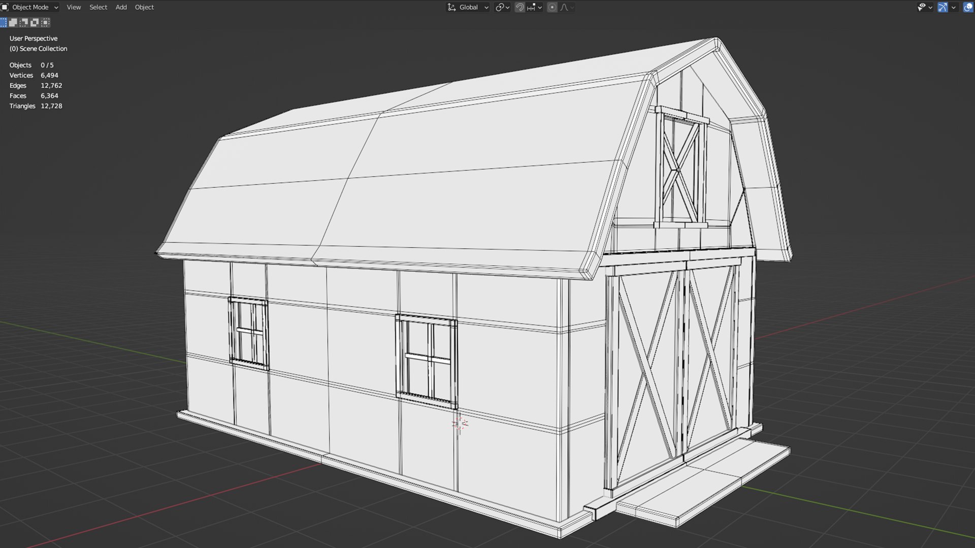 Barn 3D model - TurboSquid 2002830