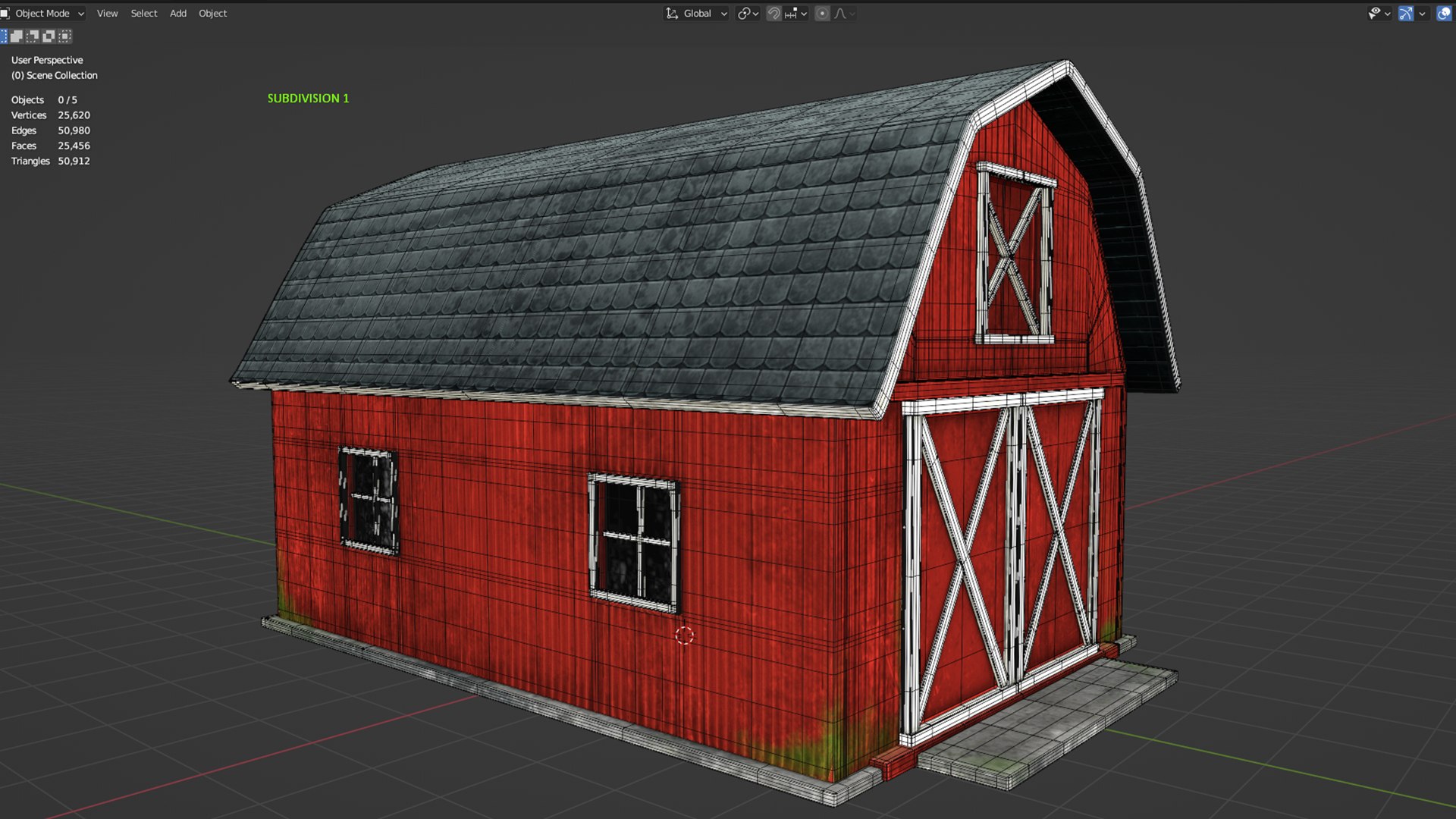 Barn 3D model - TurboSquid 2002830