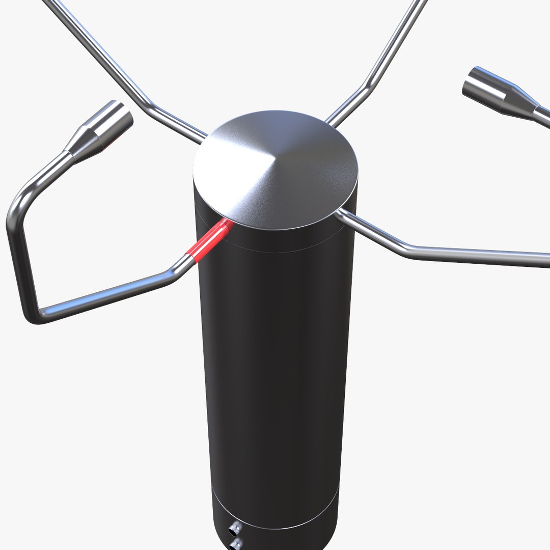 3D Ultrasonic Anemometer 2d Model - TurboSquid 1267426