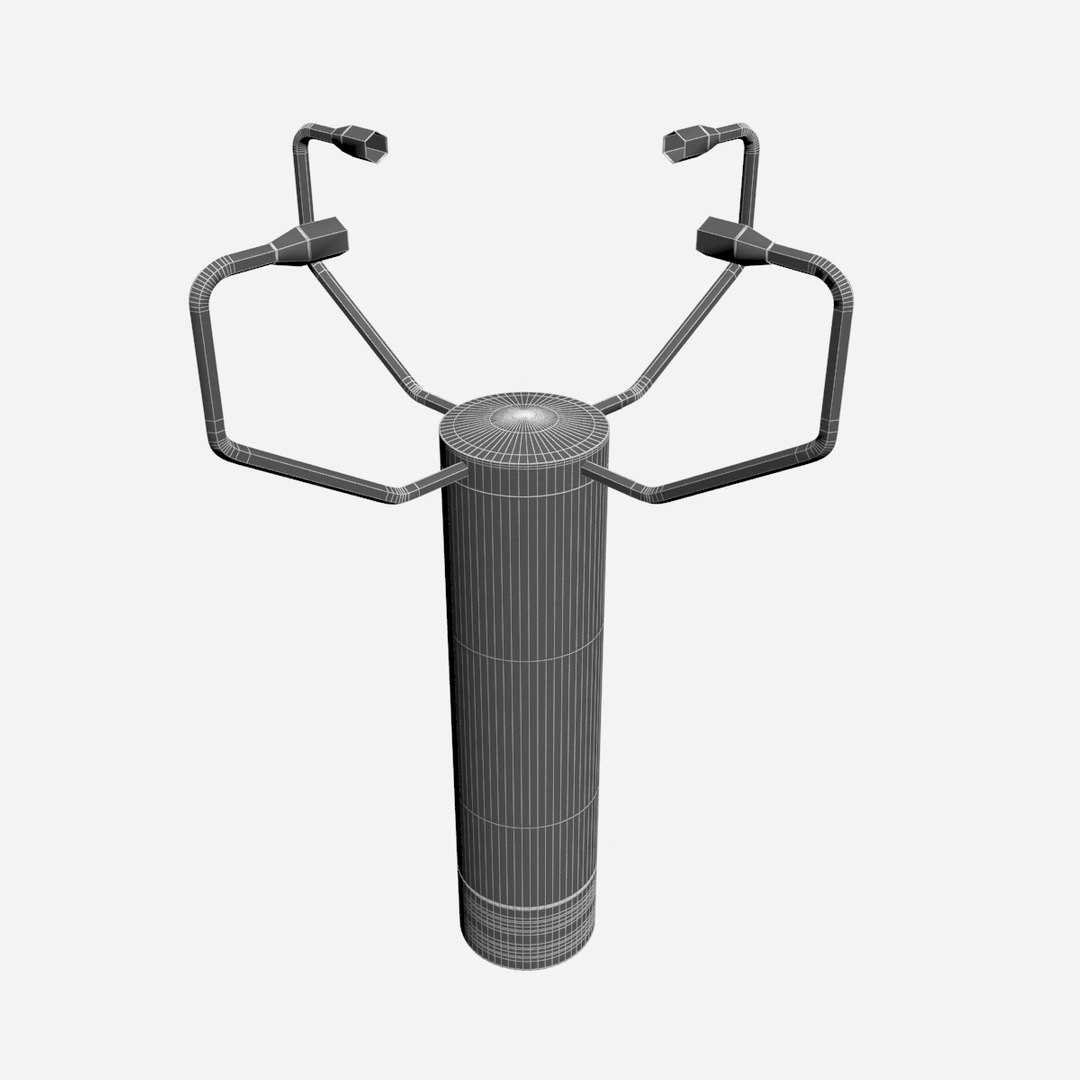 3D Ultrasonic Anemometer 2d Model - TurboSquid 1267426