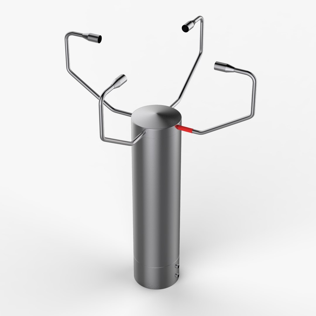 3D Ultrasonic Anemometer 2d Model - TurboSquid 1267426