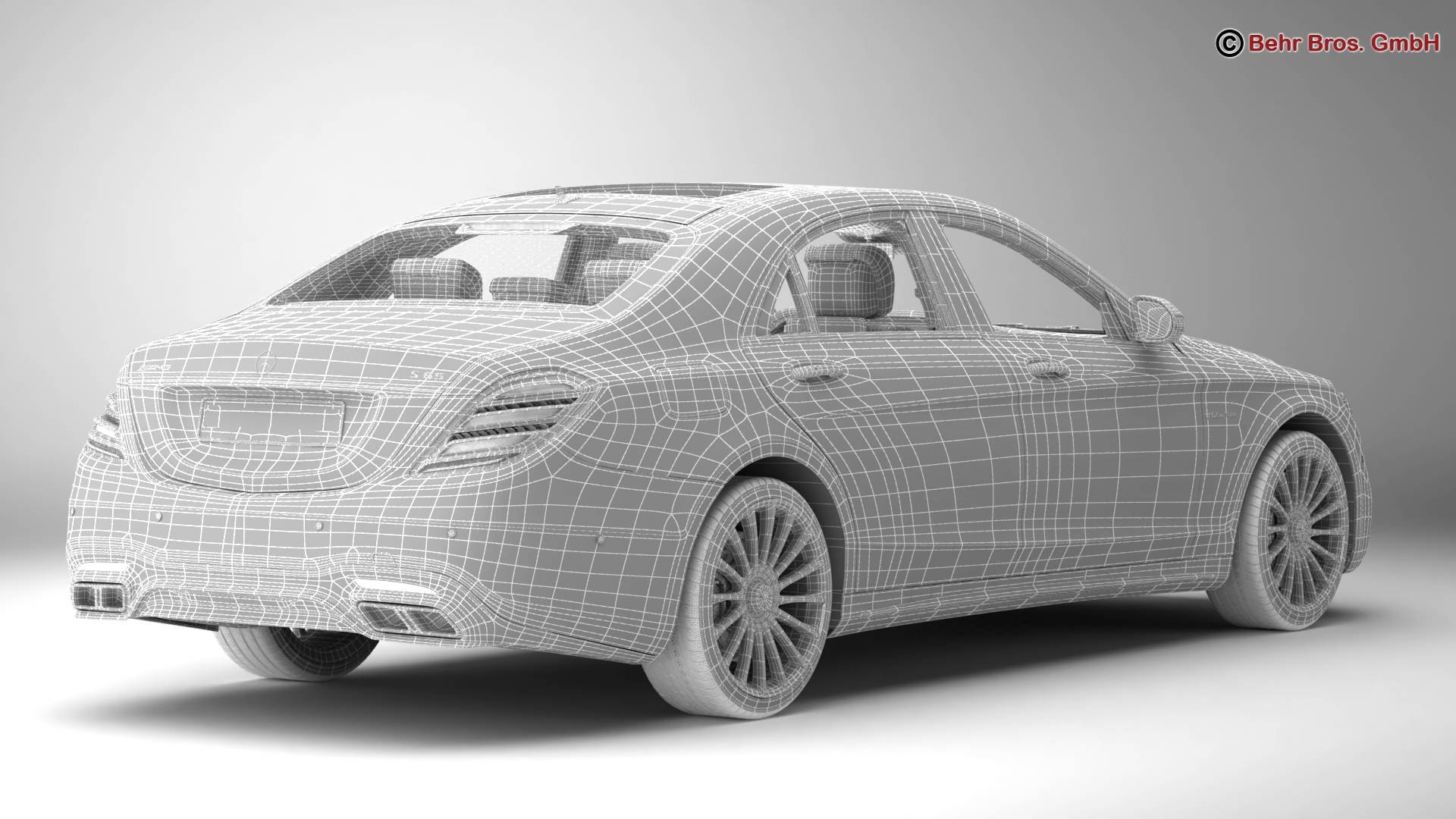 3D model mercedes s class amg - TurboSquid 1329176