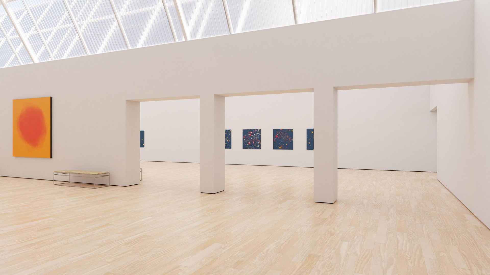 Art Museum Gallery Interior 23 3D Model - TurboSquid 1856004