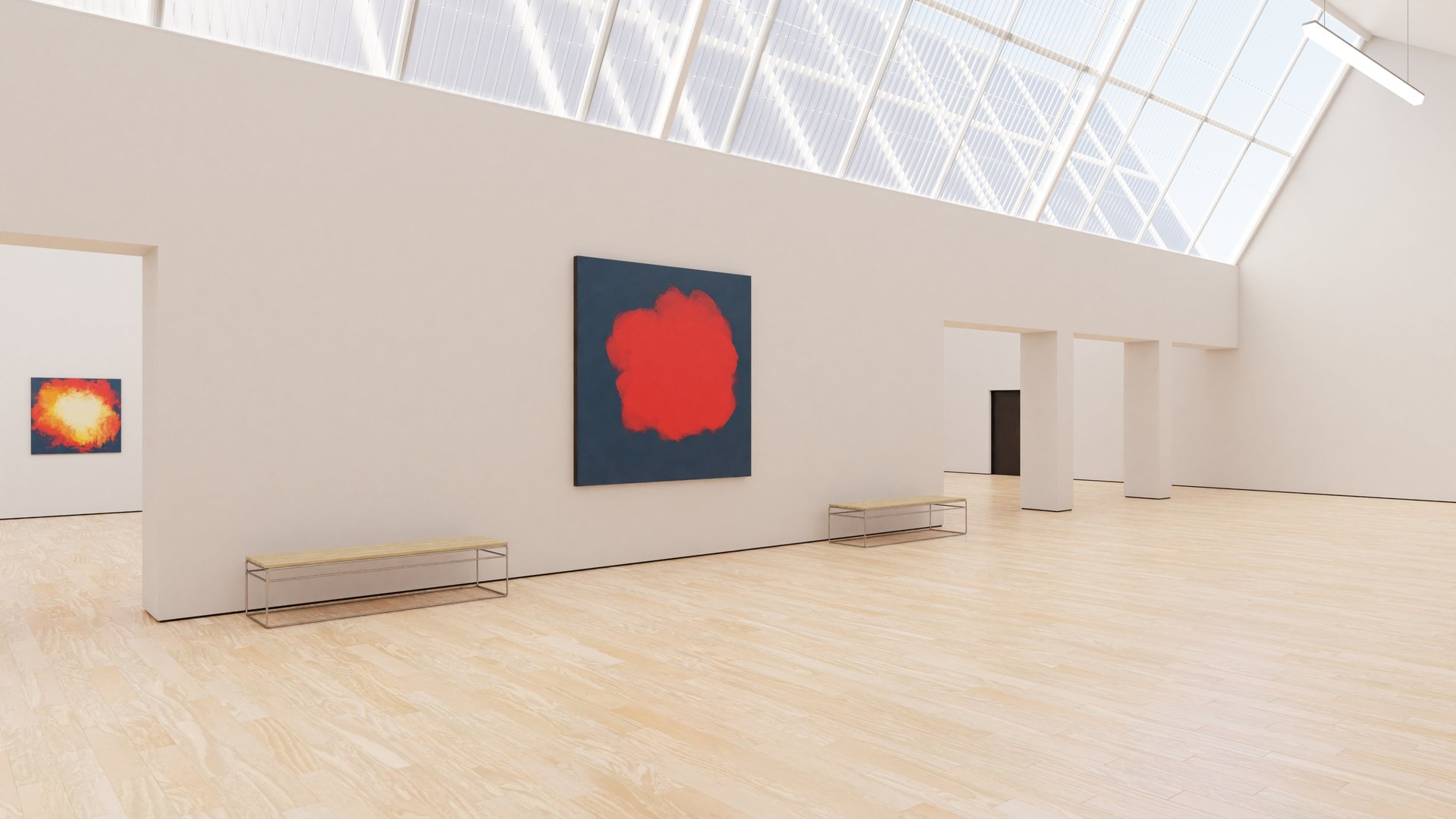 Art Museum Gallery Interior 23 3D Model - TurboSquid 1856004