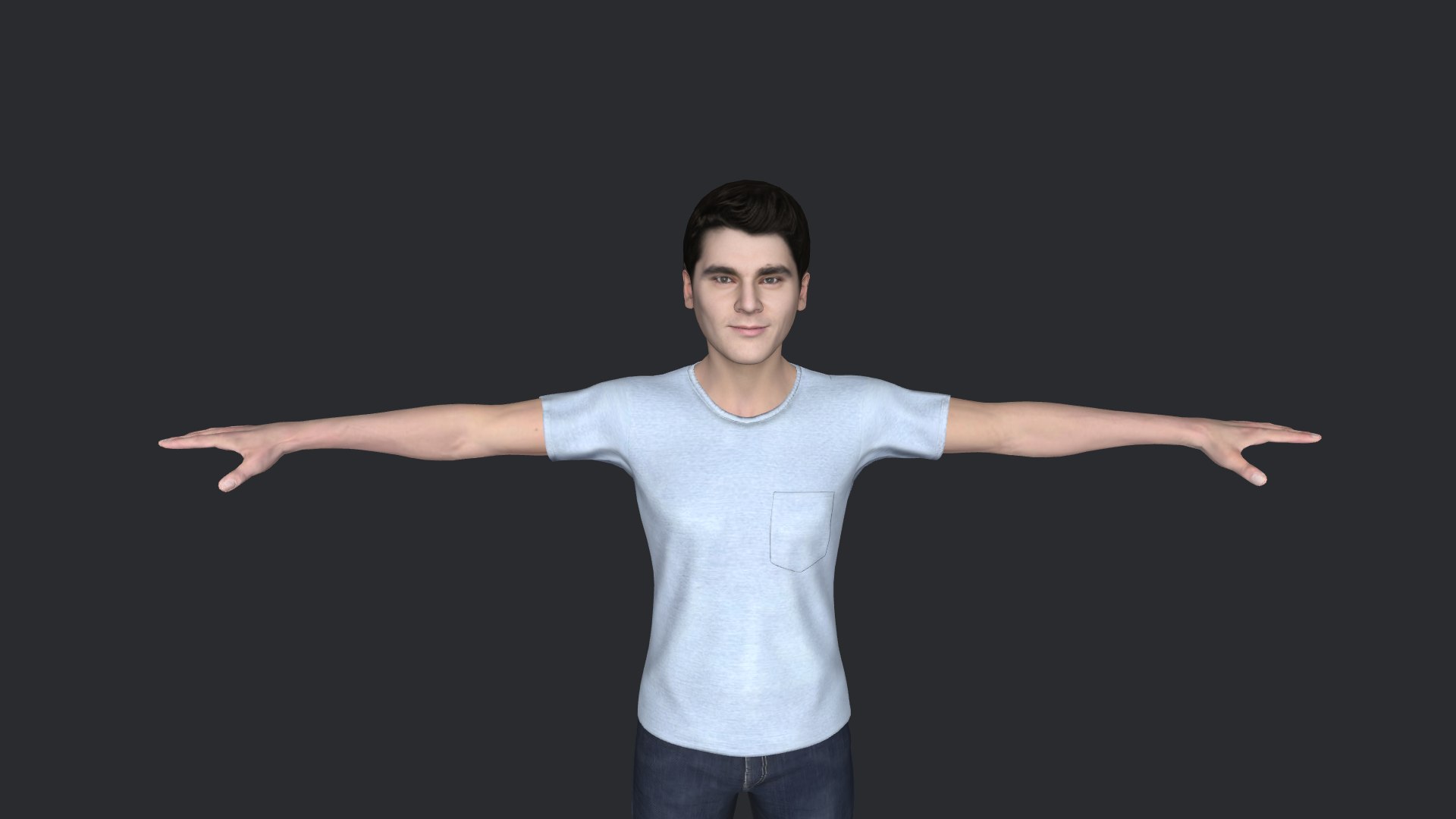 RJ Mitte Hyper Realistic Full Body Fully Rigged 3D Character Model ...
