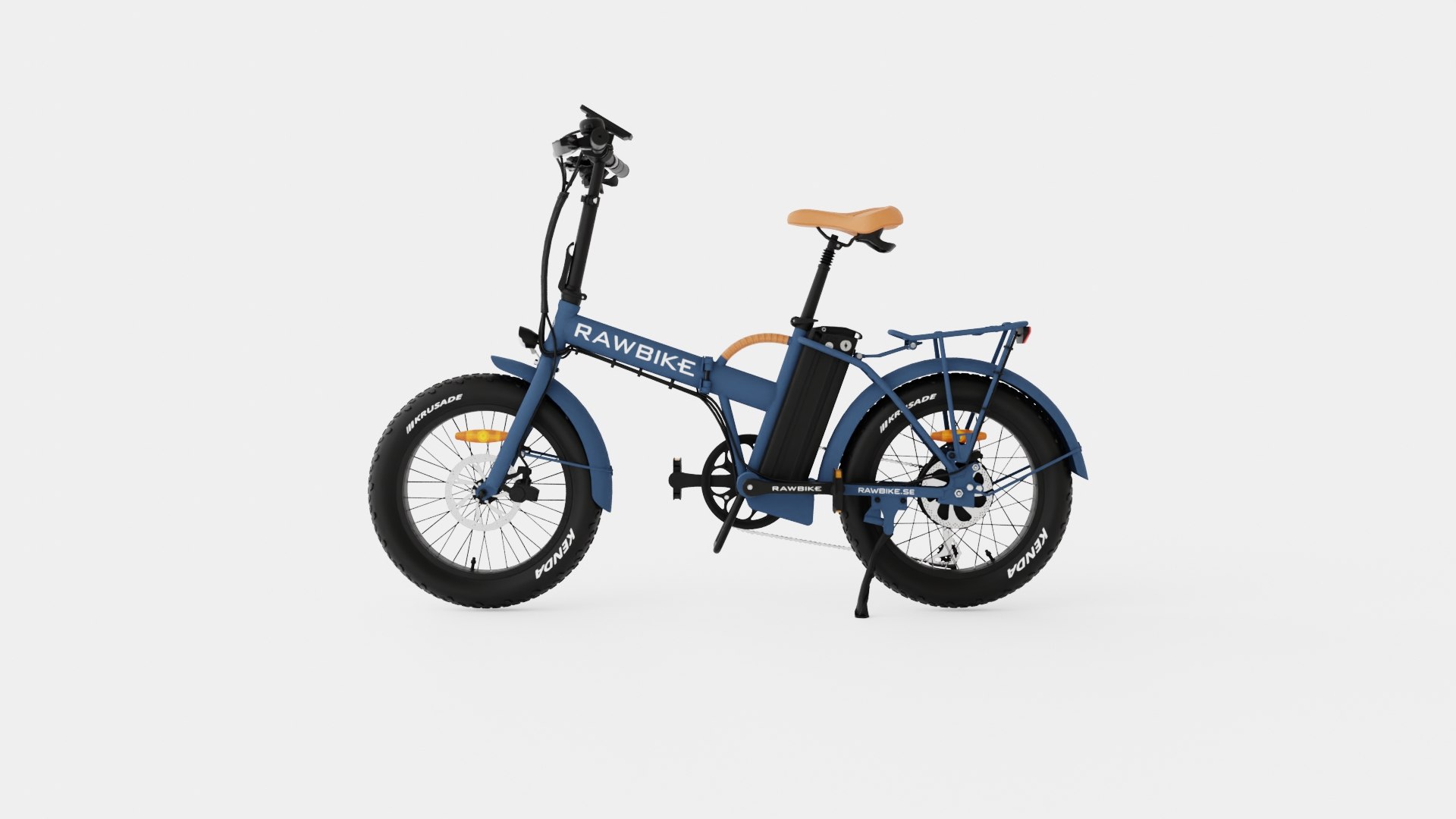 Matte Blue Bike 3D - TurboSquid 2248090