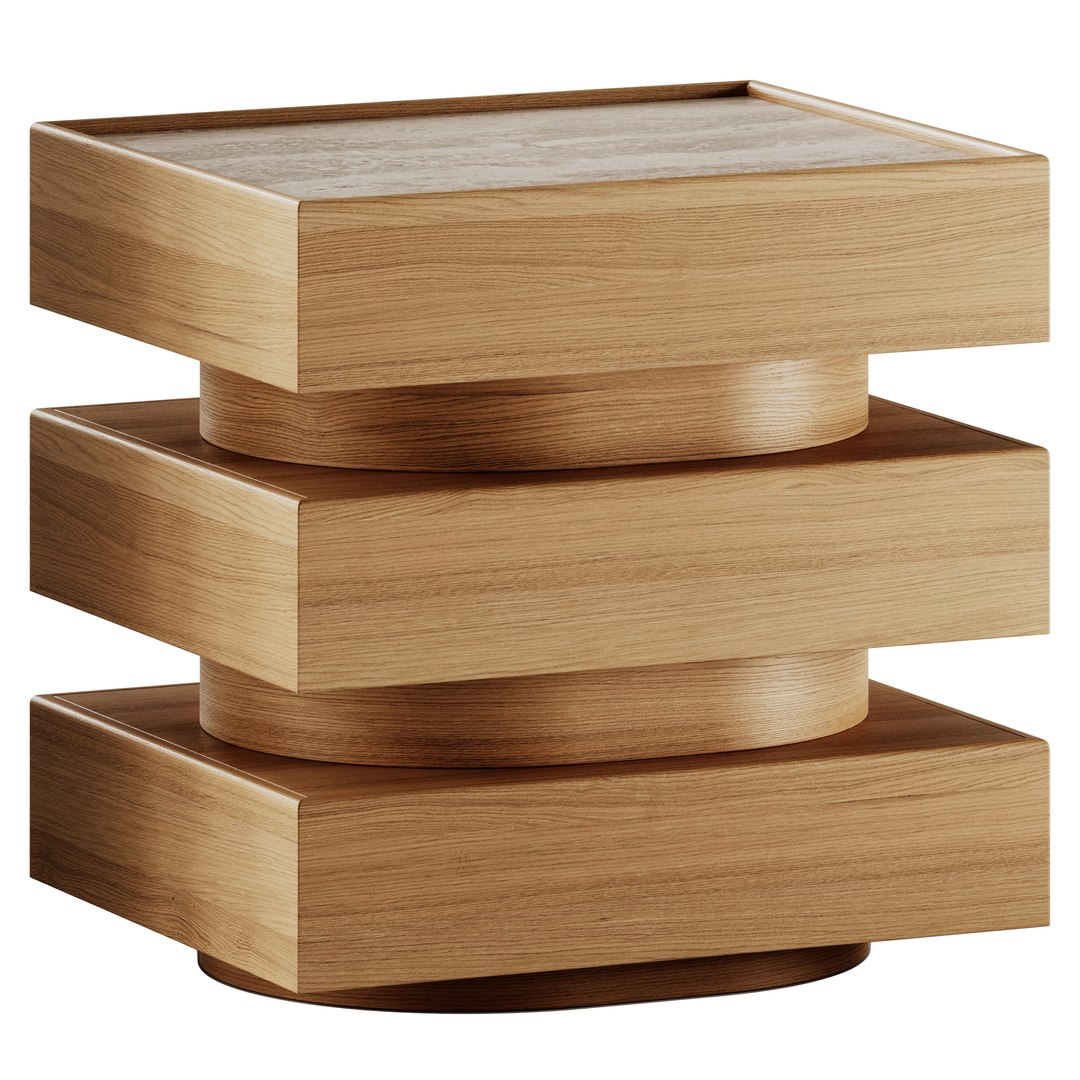 Soho Home Flynn Side Table 3D Model - TurboSquid 2300348