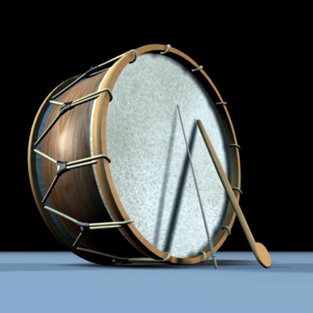 Turkish Folcloric Drum 3d Model