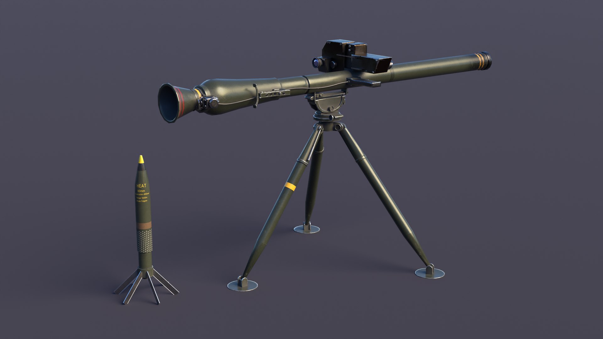 Breda Folgore 80 3D - TurboSquid 2295272